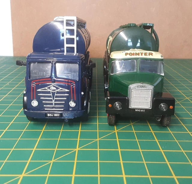 CORGI FODEN TATE & Lyle and Scammell Pointer tankers 1/50 scale models ...