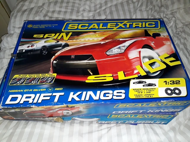 SCALEXTRIC C1264 DRIFT kings set. Nissan Gtr £14.99 - PicClick UK