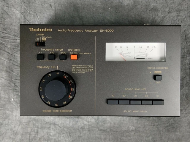 TECHNICS SH-8000 AUDIO Frequenzanalysator Test Sound Generator mit OVP ...