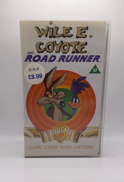 WILE E COYOTE and road runner vhs video tape in good condition looney ...