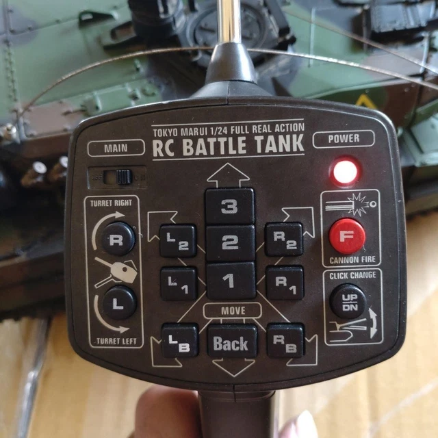 1/24 GERMAN ARMY Main Battle Tank Leopard 2 A5 Marui RC Battle Tank £ ...