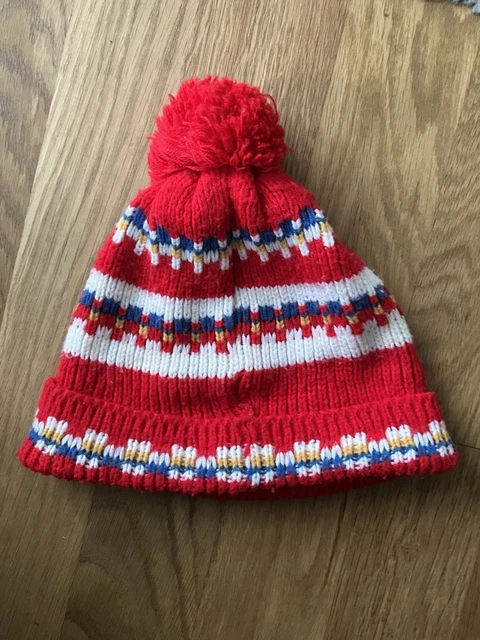 VINTAGE 1970’S Mothercare Bobble Hat. Ideal For Skiing Fancy Dress. £9. ...