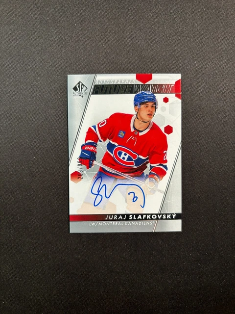 2022-23 UD SP Authentique Hockey Juraj Slafkovsky RC Future Montre Auto /999 BJZZH EUR 28,67 ...