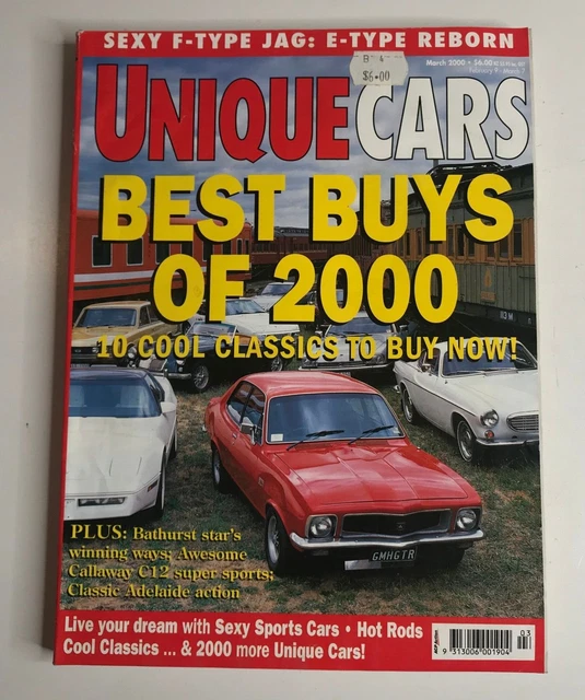 UNIQUE CARS MAGAZINE March 2000 $20.00 - PicClick AU