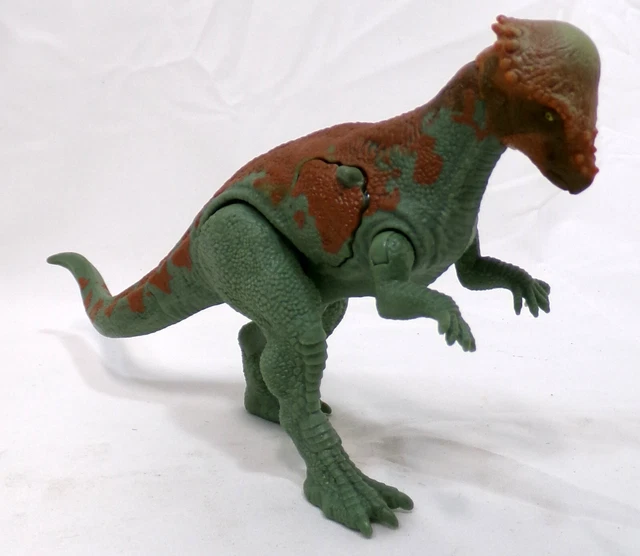 MATTEL JURASSIC WORLD Battle Damaged Pachycephalosaurus 8" Long Figure ...