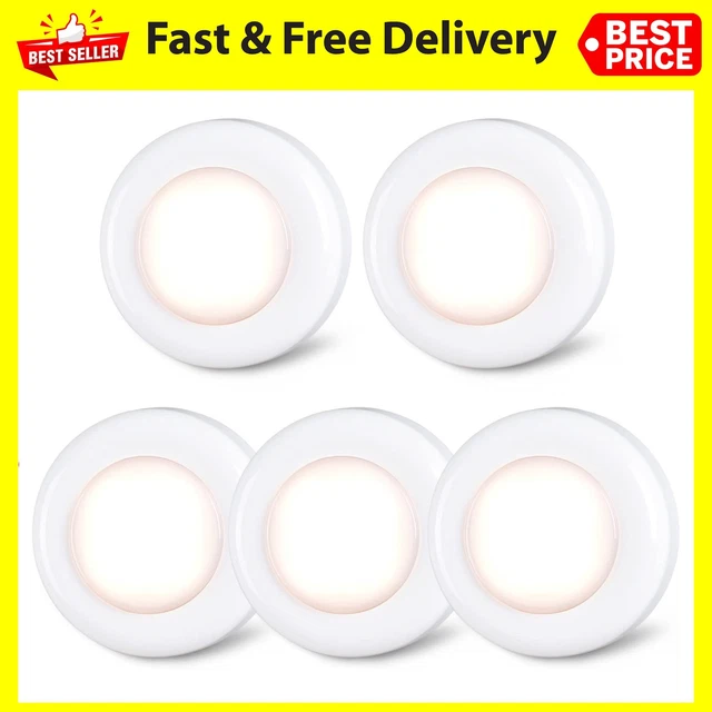 STAR-SPANGLED TAP LIGHT Push Lights Mini Touch Press Spot Lights Indoor ...