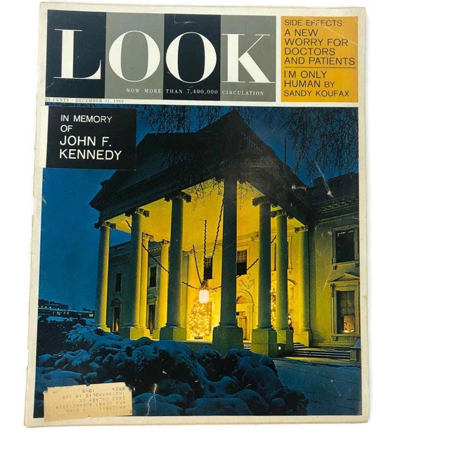 LOOK MAGAZINE DECEMBER 31 1963 In Memory of President John F Kennedy £9 ...