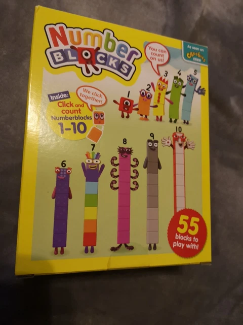 CBEEBIES NUMBERBLOCKS ,1-10 Number Blocks 100% GENUINE new educational ...