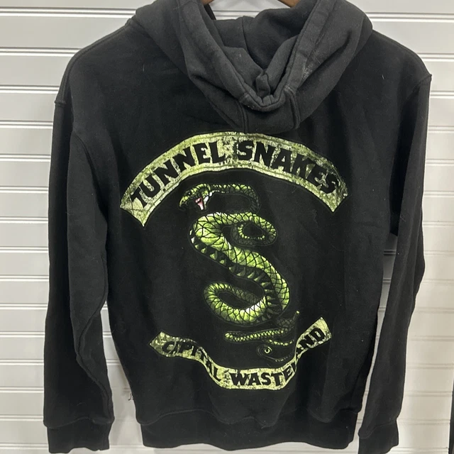 FALLOUT 101 TUNNEL Snakes Capital Wasteland Gaming Hoodie Men Sz Medium ...