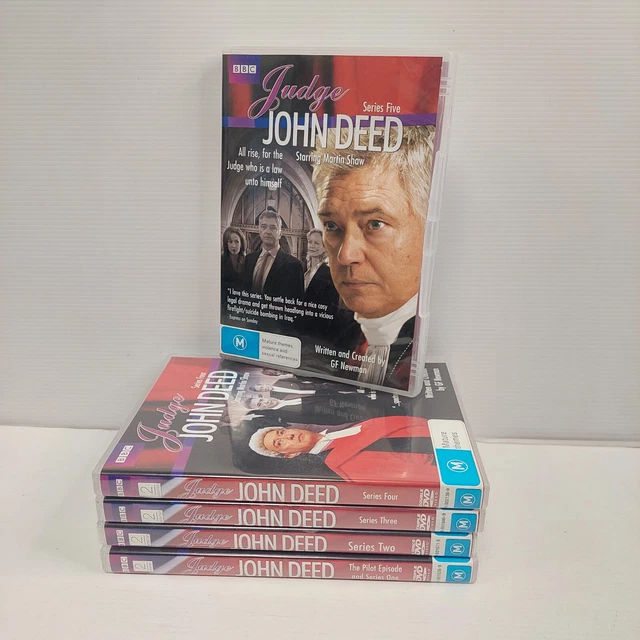 JUDGE JOHN DEED DVD Set Series 1-5.Martin Shaw.14 Discs All In Perfect ...
