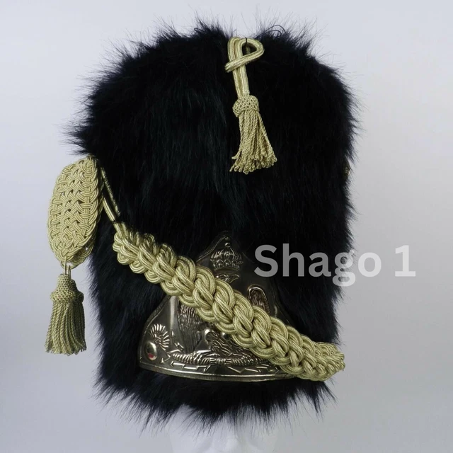FRENCH NAPOLEONIC 100% Bearskin Hat for infantry of guard, Officer ...
