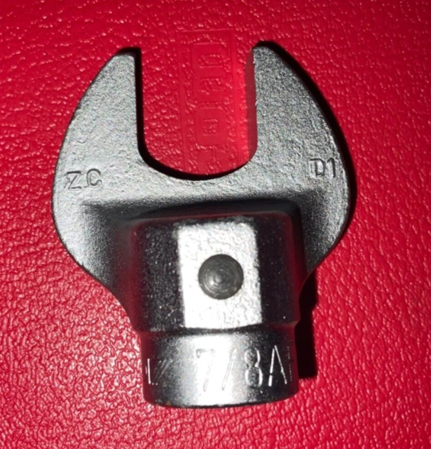 RAHSOL (GEDORE) 8791 7/8 Af imp. Open End Torque Wrench Fitting 16mm ...