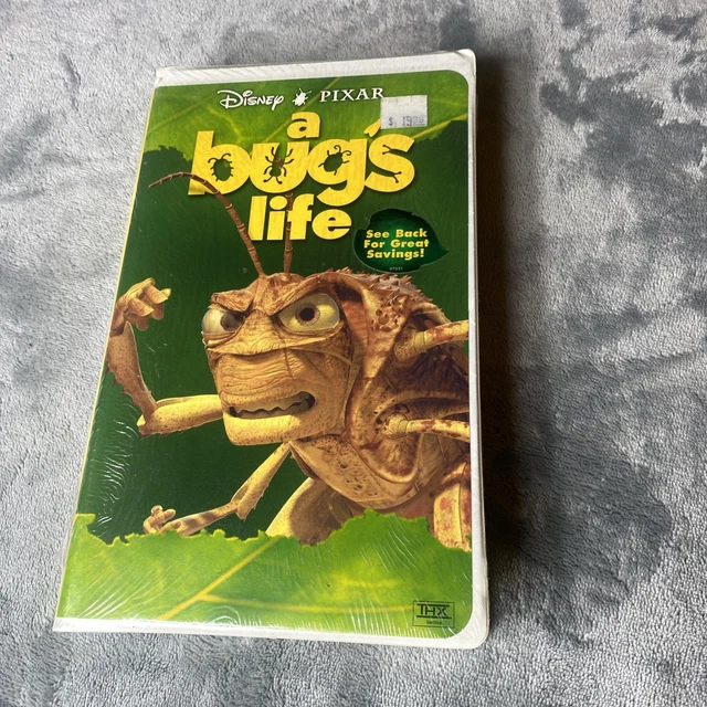 A BUG'S LIFE (VHS, 1998) Walt Disney Home Video Pixar Hopper Sealed ...