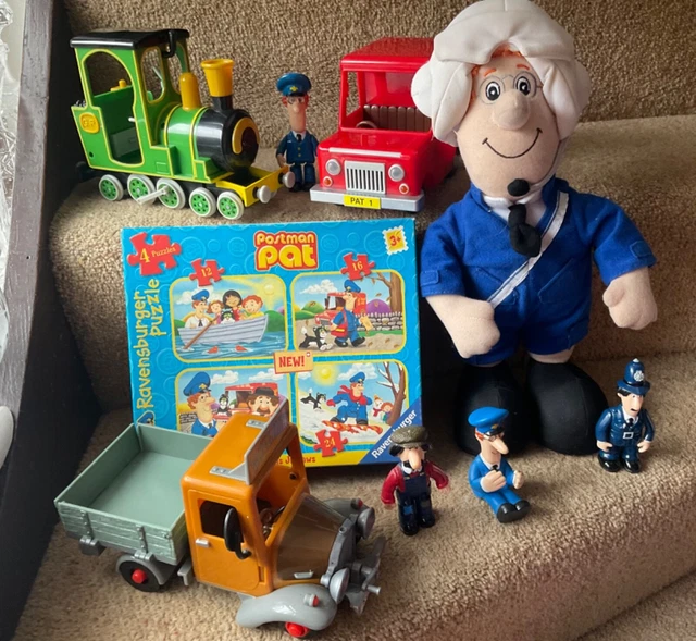 LARGE POSTMAN PAT Toy Bundle with Trucks Train & Figures + Puzzle ...