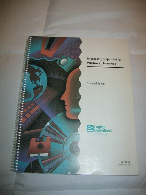 MICROSOFT PROJECT 4.0 for Windows, Student Manual with Disk £7.84 ...