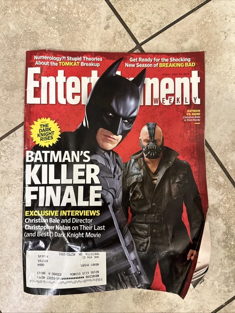 ENTERTAINMENT WEEKLY BATMAN dark Knight rises 2012 magazine £3.20 ...