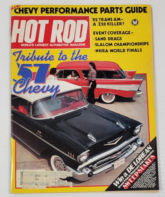 PV) HOT ROD Magazine January 1982 Volume 35 Issue 1 Chevrolet Ford ...