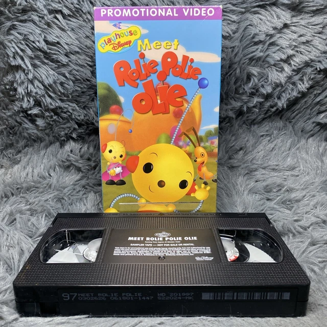 MEET ROLIE POLIE Olie Playhouse Disney VHS 2000 Promotional Video Promo ...