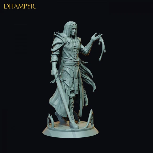 DHAMPYR/CLAYMORE MINIATURES/BLOOD HUNTER/SORCERER/VAMPIRE/DND/CHARACTER ...