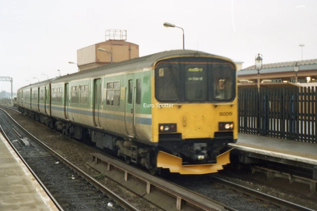 B167N 35MM NEGATIVE Centro Trains Class 150 150019 @ Birmingham Moor ...