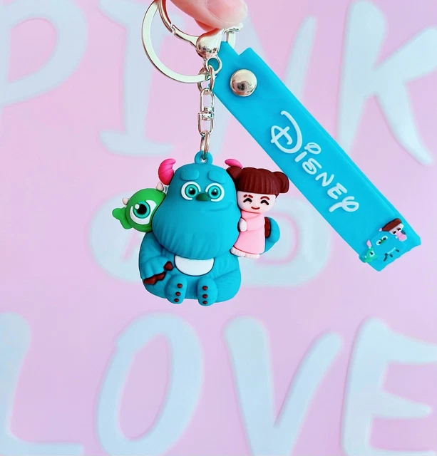 JAME (SULLEY) & Boo & Mike Monsters Inc Pixar Disney Keychain Keyring ...
