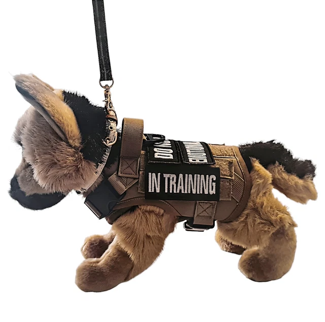 ESSA DOG, 41CM Douglas German Shepherd, Emotional Support Stuffed Animal. £149.99 - PicClick UK