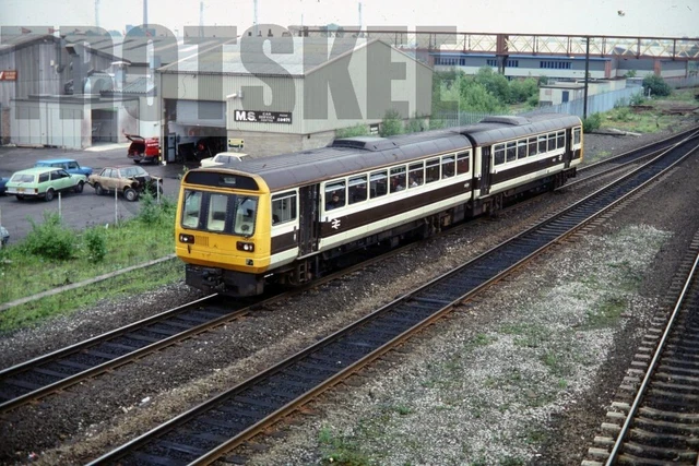 35MM SLIDE BR British Railways Diesel DMU Class 142 142017 Bolton 1992 ...