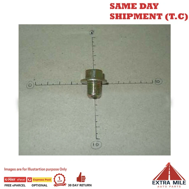 OIL SUMP PLUG & Washer For Toyota Hilux LN106-3L 2.8L 08/88-08/97 90341 ...