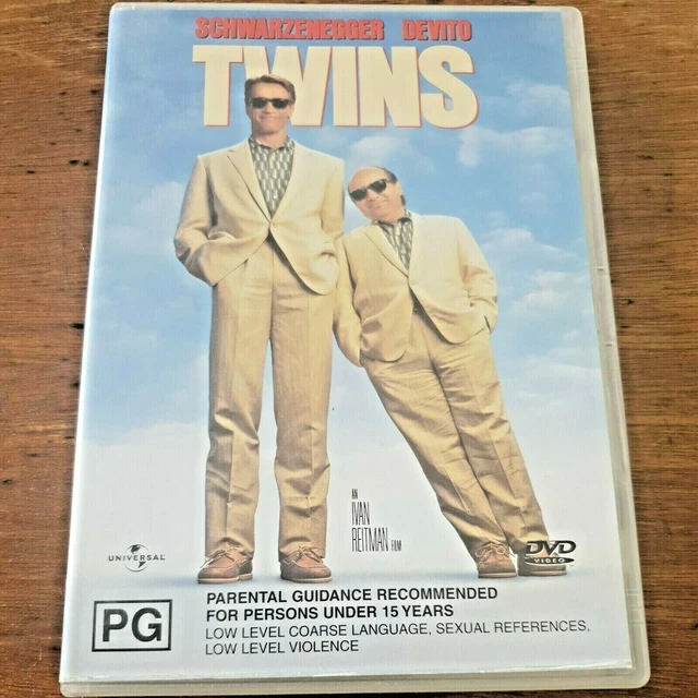 TWINS DVD DANNY DeVito, Arnold Schwarzenegger R4 Like New! – FREE POST ...