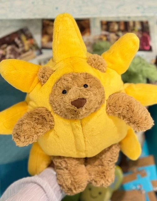 JELLYCAT BARTHOLOMEW BEAR New with Sun Outfit & Dust Bag Perfect ...
