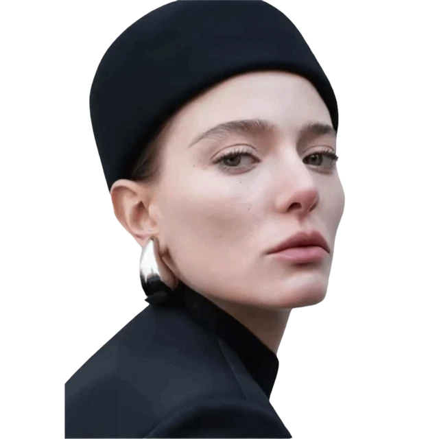 ELEGANT FEDORAS HATS Hard Top Flat Pillbox Hat Millinery Berets for ...