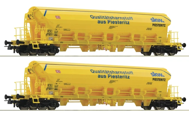 ROCO 67142 H0 Schwenkdachwagen, DB AG, 2-tlg. Set, EP. V-VI, NEU&OVP EUR 91,00 - PicClick DE
