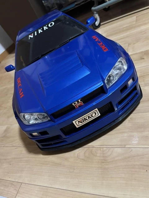 NIKKO RC GT-R 1/5 Scale Blue Radio Control Car Fully Functional Electric £371.11 - PicClick UK