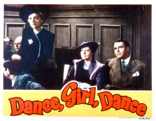 1940 DANCE LOBBY Card GIRL Mary Carlisle Katharine Alexander Ralph- Old ...