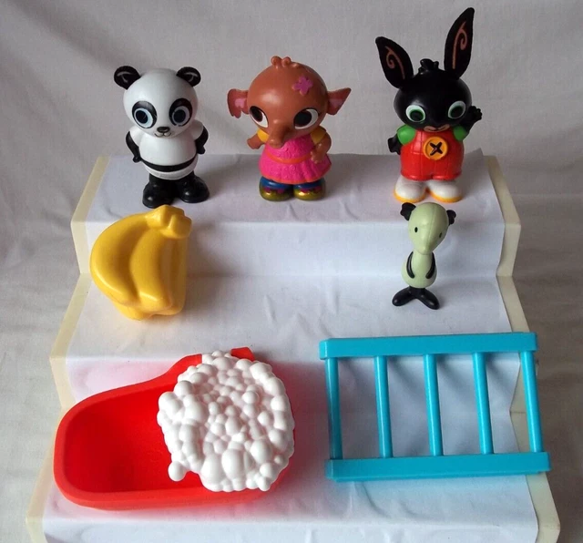 CBEEBIES BING BUNNY Figures & Accessories Bing Pando Sula Padget Bath ...