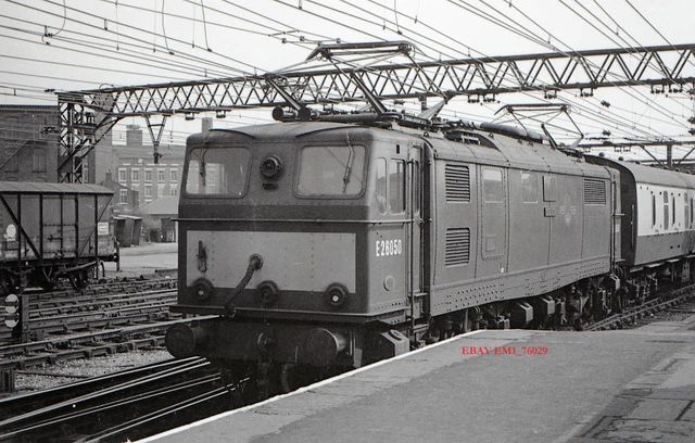 ORIGINAL 35MM BLACK&WHITE Neg Slide: Class 76 26050 @ Guide Bridge 1969 ...