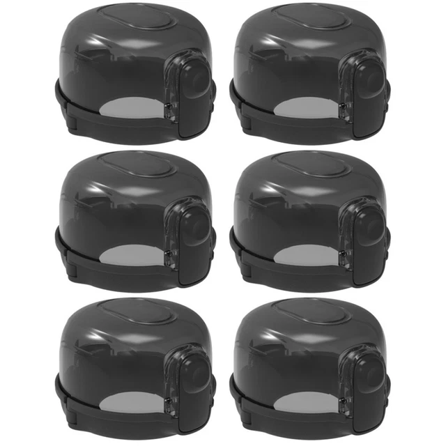 6 PCS GAS Cooker Safety Guard Kitchen Gas Safety Case Home Oven Stove ...