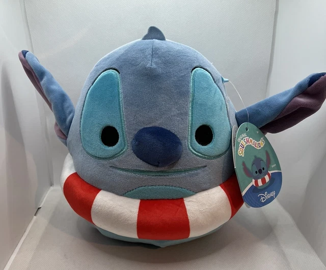 SWIMMING STITCH SQUISHMALLOW Life Ring Saver Disney 8" Plush Soft Toy ...