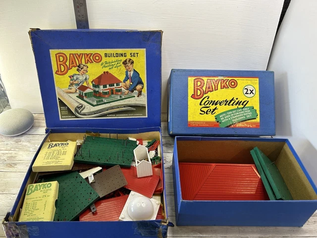 VINTAGE BAYKO BUILDING Set No 0 Patent No 422645 With Instructions ...