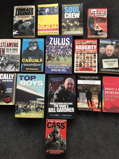 FOOTBALL HOOLIGAN BOOK Bundle Job Lot X15 £34.99 - PicClick UK