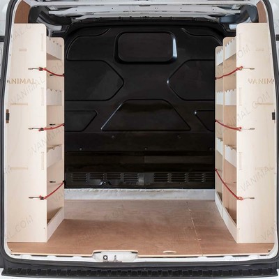 FORD TRANSIT CUSTOM SWB L1 Triple Van Racking Tool Storage Shelving ...