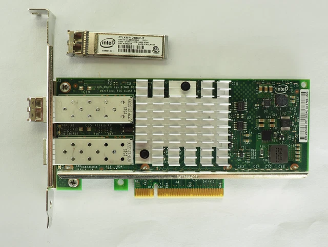 DELL X520-DA2 10GB Dual Port Ethernet Network Adapter High Profile ...