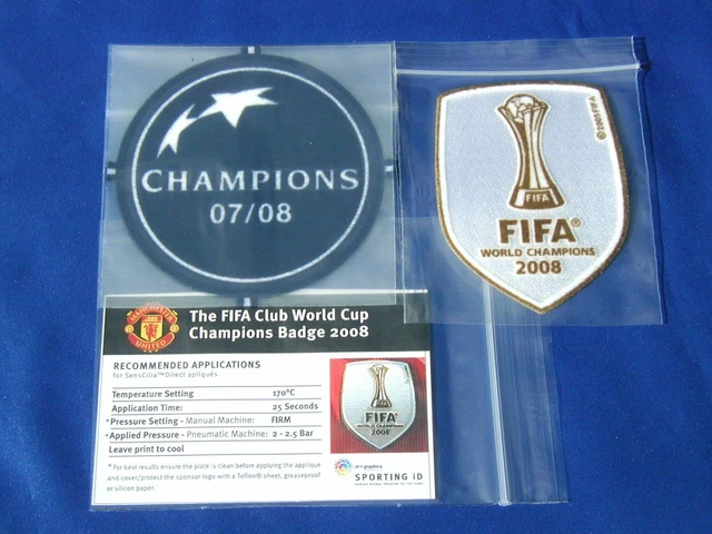LEXTRA 2007-08 MANCHESTER United Champions League & World Club Winners ...