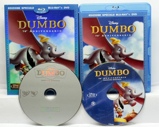 DUMBO 70° ANNIVERSARIO Disney Blu-Ray Bd Edizione Italiana Usato Pal ...