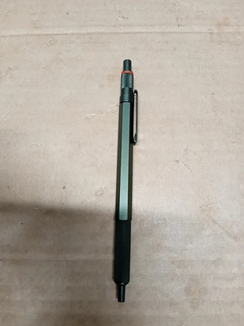ROTRING 600 BALLPOINT Pen Medium Point Black ink For School, USED ...