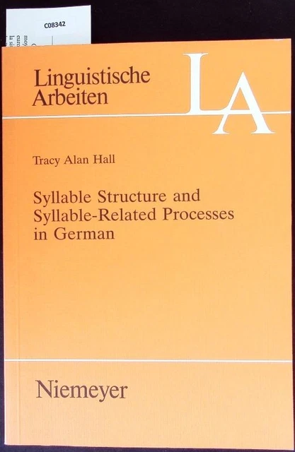 SYLLABLE STRUCTURE AND Syllable-Related Processes in German ...