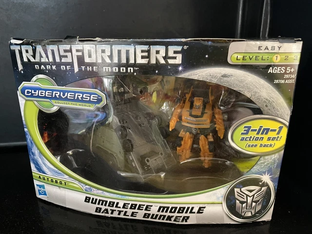 AUTOBOT TRANSFORMERS CYBERVERSE bumblebee mobile battle bunker hasbro ...