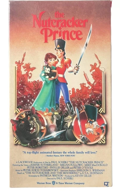 VTG THE NUTCRACKER Prince VHS 1996 Rare Vintage Kid Christmas Movie ...