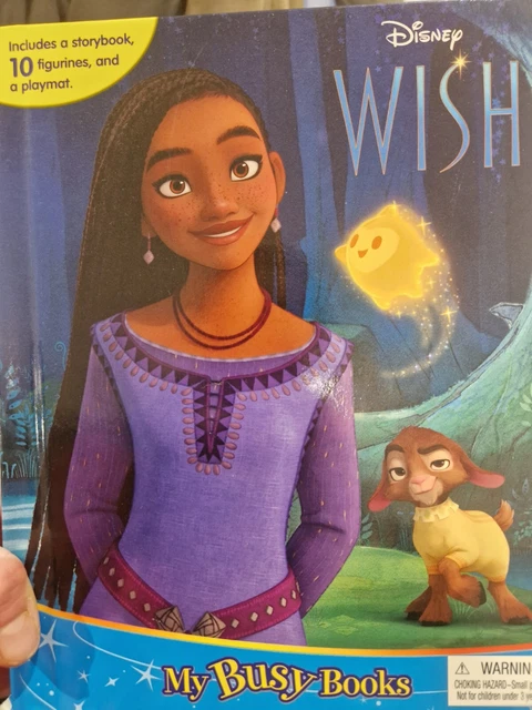 DISNEY WISH MY Busy Book Activity Playset - Asha & Friends with 10 ...
