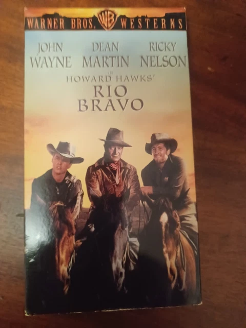 RIO BRAVO. JOHN Wayne, Dean Martin and Ricky Nelson. VHS $3.00 - PicClick